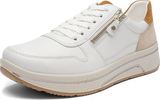 Ara Damen Sapporo Sneaker, Cream,Caramel,Sand, 36.5 EU Weit