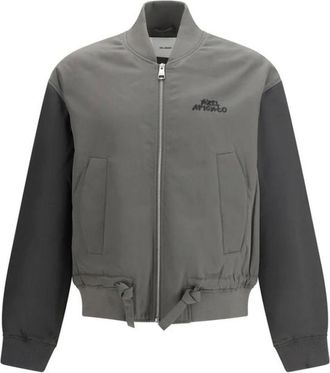 Axel Arigato Homme, Vestes, Gris, Taille: S Polyester Bomber Jacket