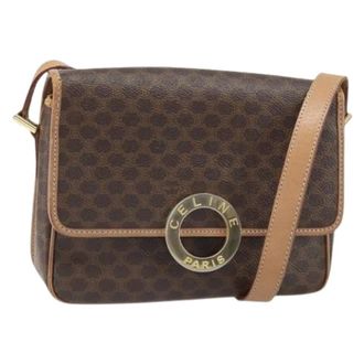 Celine Sac bandouli&egrave;re vintage Pre-owned - Femme - Pre-owned - Brun - Taille: ONE Size