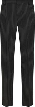 HUGO BOSS Anzughose Fedix mit Nadelstreifen aus einem elastischem Woll-Mix in