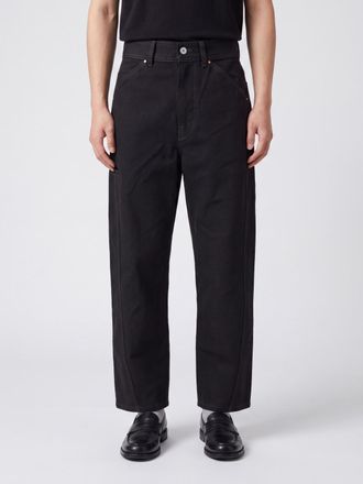 Christophe Lemaire Jean Twisted Workwear coupe droite en denim &agrave; taille haute