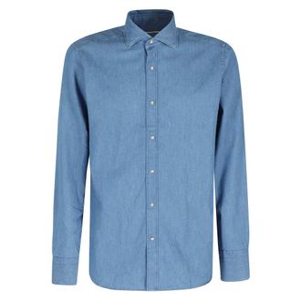 Tintoria Mattei Herren, Shirts, Blau, XLGr&ouml;&szlig;e