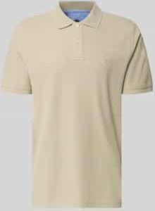 Fynch-Hatton Regular Fit Poloshirt mit Label-Stitching