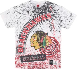 Mitchell & Ness Chicago Blackhawks NHL Team T-Shirt - - Tops - Herren - Mehrfarbig - M