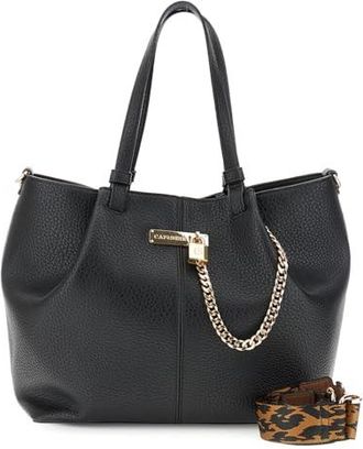 Cafènoir CafèNoir - Shopping Effet Cuir Grosses Pour Femme, Taille Unique, Noir, Taille unique