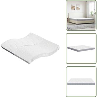 vidaXL Matratze Taschenfederkern Mittel 200x200 cm - Taschenfederkernmatratze - Matratze 200x200 - Federkernmatratze - Mittelharte Matratze