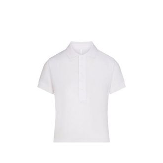SKIMS Polo manches courtes en coton