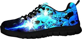 Hugs Idea Chaussures de sport l&eacute;g&egrave;res Hugs Idea Motif cr&acirc;ne - Bleu - Cr&acirc;ne 18, 44.5 EU