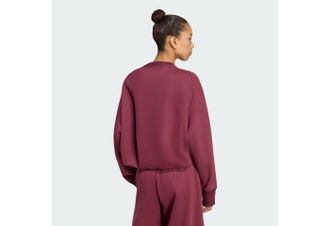 adidas Sweatshirt SOFT LUX WINTER-SWEATSHIRT, GEWIRKTES MATERIAL (1-tlg)