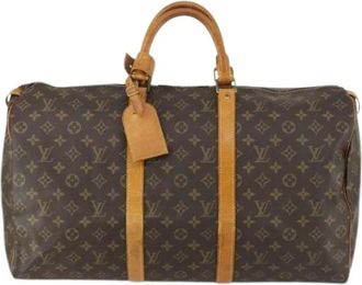 Louis Vuitton unisex, Pre-owned, Brun, Taille: ONE Size Sac Week-end Vintage en Toile Pre-owned