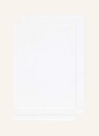 Kenzo Kenzo Home G&auml;stetuch 2er Set Kweave weiss