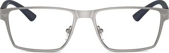 Emporio Armani lunettes de vue rectangulaires - Gris