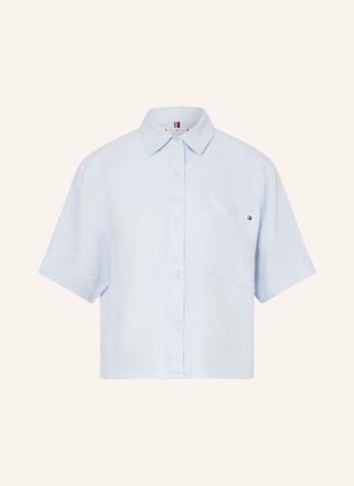 Tommy Hilfiger Hemdbluse Aus Leinen blau