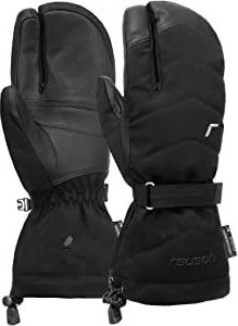 Reusch Nadia R-TEX XT Gants à 3 doigts avec dragonne et isolation en duvet et membrane imperméable, gants de ski, gants de neige, gants de combat, 7,5 cm