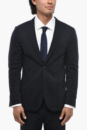 Corneliani Ungef&uuml;tterter Blazer SPORTSWEAR Aus Jersey Corneliani
