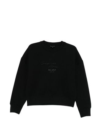 Emporio Armani Sweat-shirt &agrave; col rond en coton Emporio Armani