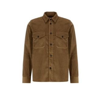 Editions 102 Chemise en velours c&ocirc;tel&eacute;