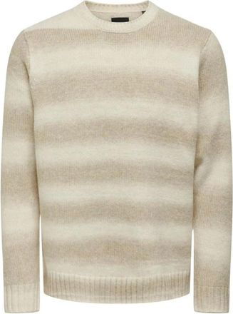 Only & Sons Only & Sons, Homme, Pulls, Beige, Taille: XL Pull en m&eacute;lange de laine Collection automne