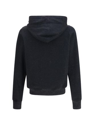 Rick Owens Mens Jason Hooded Sweatshirt Black Sweatshirts Sweater