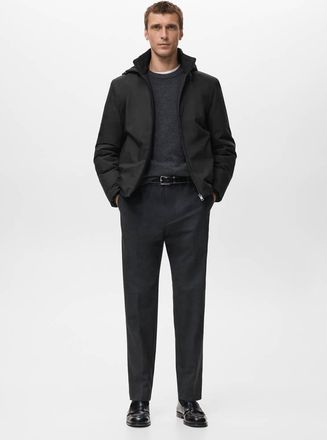 Mango Veste matelass&eacute;e hydrofuge noir - Homme - XXL - MANGO MAN
