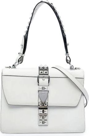 Prada Pre-owned Vintage Satchel - Femme - Pre-owned - Blanc - Taille: ONE Size