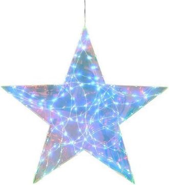 Gift Company Glow, Stern mit LED, L, irisierend, 72x76x4cm