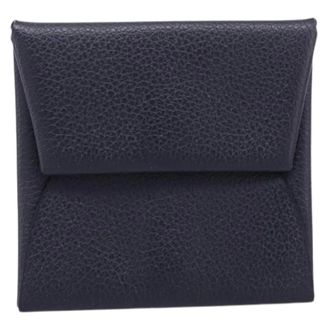 Herm&egrave;s Portefeuille en cuir pr&eacute;-poss&eacute;d&eacute; - Femme - Pre-owned - Bleu - Taille: ONE Size