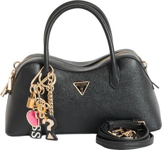 Guess Femme, Sacs, Noir, Taille: ONE Size Davina Satchel