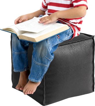 Generico Fu&szlig;hocker mit Aufbewahrung, moderne Fu&szlig;bank mit Aufbewahrung, vielseitiger Spielzeugstuhl, bequemer Sitz f&uuml;r Schlafzimmer, Arbeitsplatz und Wohnung