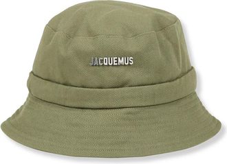 Jacquemus Homme, Accessoires, Vert, Taille: 60 CM Le Bob Gadjo Bucket Hat