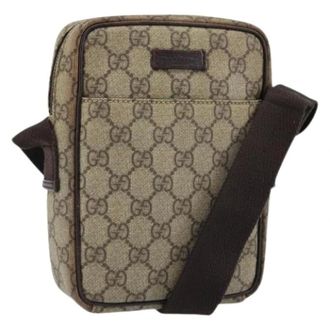 Gucci Sac bandouli&egrave;re GG Canvas Vintage Pre-owned - Femme - Pre-owned - Beige - Taille: ONE Size