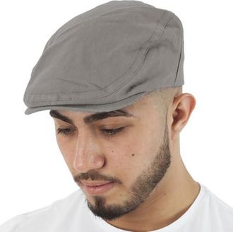 TOSKATOK Hommes Brosse Casquette en Coton-Taille Unique-Gris