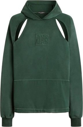 Dolce & Gabbana Homme, Sweatshirts et sweats &agrave; capuche, Vert, Taille: L Dolce & Gabbana Sweaters Green