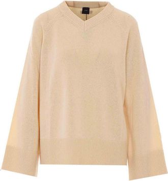 Pinko Rundhalspullover - Beige