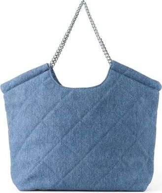 Au Printemps Paris Sac cabas en denim matelass&eacute;