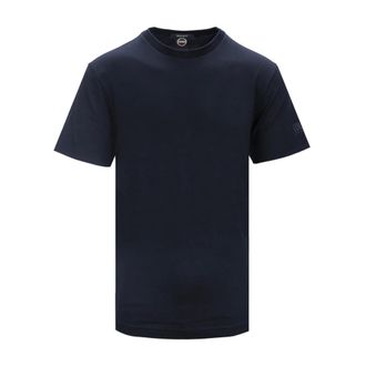 Colmar Homme, Tops, Bleu, Taille: M T-Shirt Col ras du cou en coton