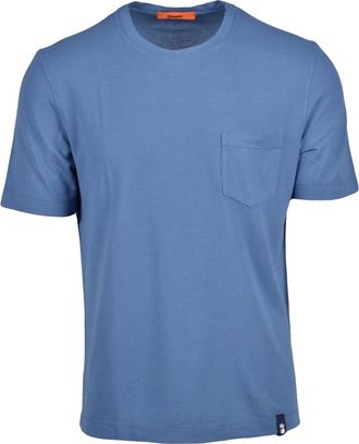 Drumohr Homme, Tops, Bleu, Taille: L T-Chemises