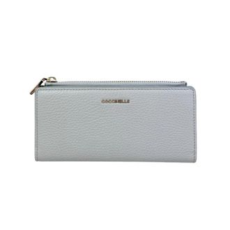 Coccinelle Metallic Soft Wallet - - Accessories - Damen - Grau - ONE SIZE