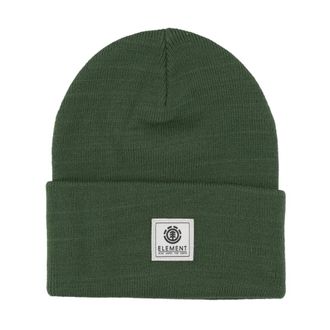 Element Homme, Accessoires, Vert, Taille: ONE Size Bonnet Beanie Classique Vert Foncé