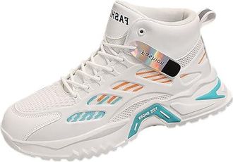 Generic Baskets de s&eacute;curit&eacute; pour homme - Semelle int&eacute;rieure rembourr&eacute;e - Doublure en maille respirante - Chaussures de basket-ball haut de gamme respirantes -