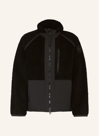 Canada Goose Teddyfell-Jacke Im Materialmix schwarz