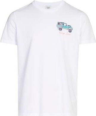 Cala T-shirt col rond en coton mélangé