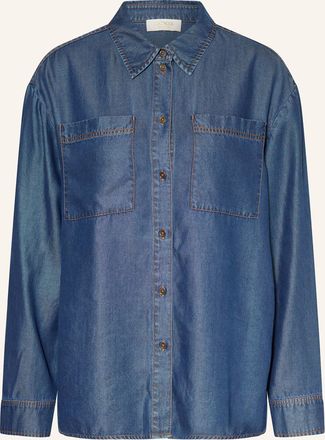 Cat Noir Catnoir Hemdbluse In Jeansoptik blau