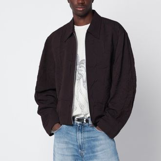 Our Legacy Braune Jacke aus Schurwolle mit Rei&szlig;verschluss