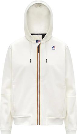 K-Way Homme, Sweatshirts et sweats &agrave; capuche, Blanc, Taille: S Prosper Brushed Pc Sweat &agrave; capuche