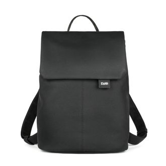 zwei Damen City-Rucksack Mademoiselle.M MR13 Tagesrucksack 7 Liter, gepolstertes Laptopfach, Magnet-Verschlussklappe, Hauptfach mit Reißverschluss, Rückenp