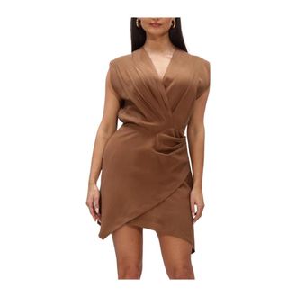 Aaiko Leny Tencel TEN 545 - - Dresses - Damen - Braun - M