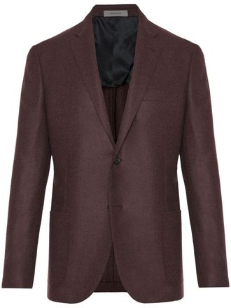 Corneliani blazer à boutonnière - Rouge