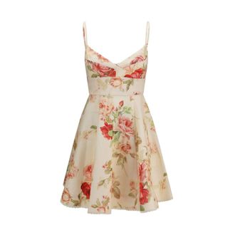 Zimmermann Roselight Leinen-Minikleid - - Dresses - Damen - Beige - L
