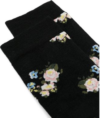 Stine Goya Flowe Socks - Black